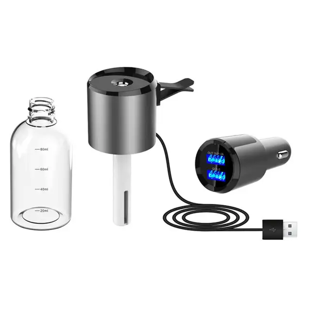 Intelligent Portable Electrical Car Air Humidifier Dual USB Humidifier ...