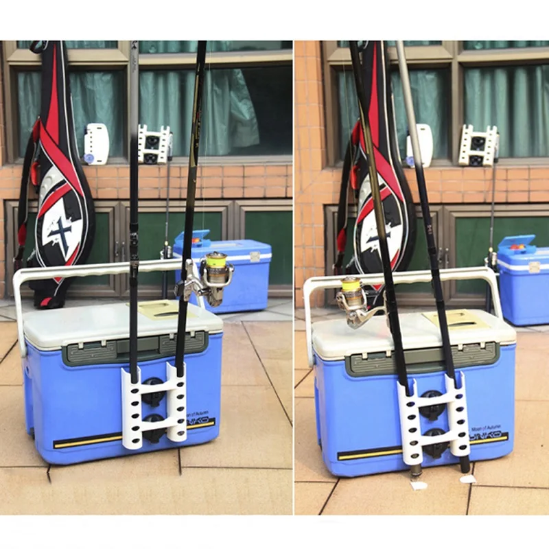 Portable-Vertical-Double-Tube-Fishing-Rod-Tie-Holder-Stand-Pole-Support ...