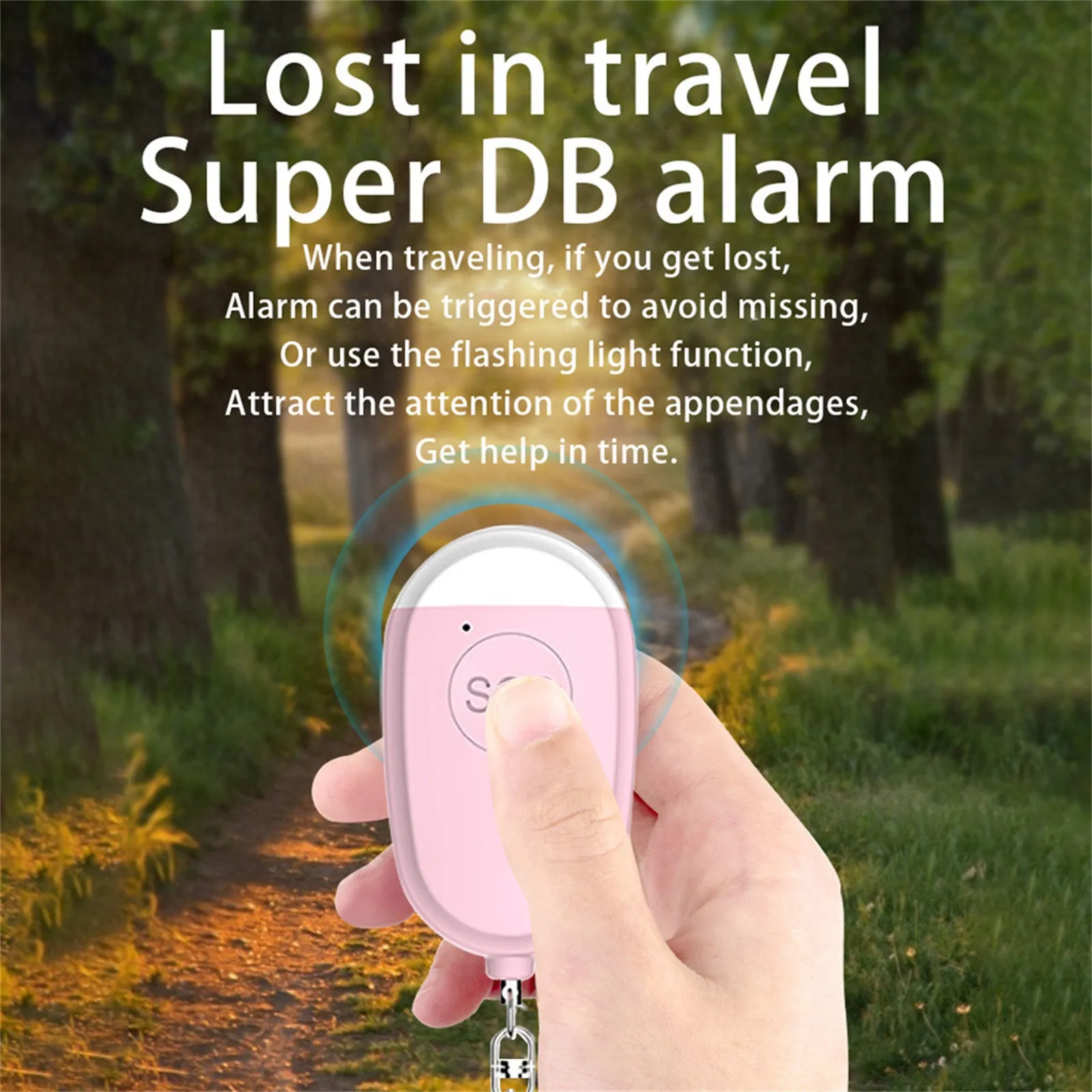 Anti-Rape Self Defense Device Alarm Extreme Loud 130dB Alert Keychain ...