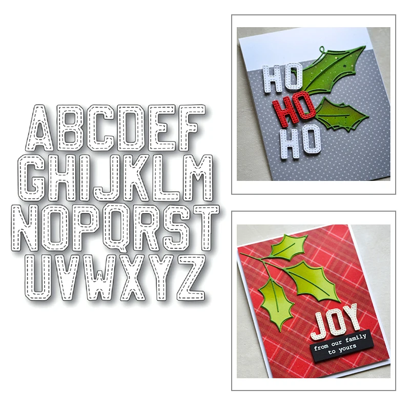 Alphabet Dies Card Making | Alphabet Dies Sewing | Metal Cutting Dies ...