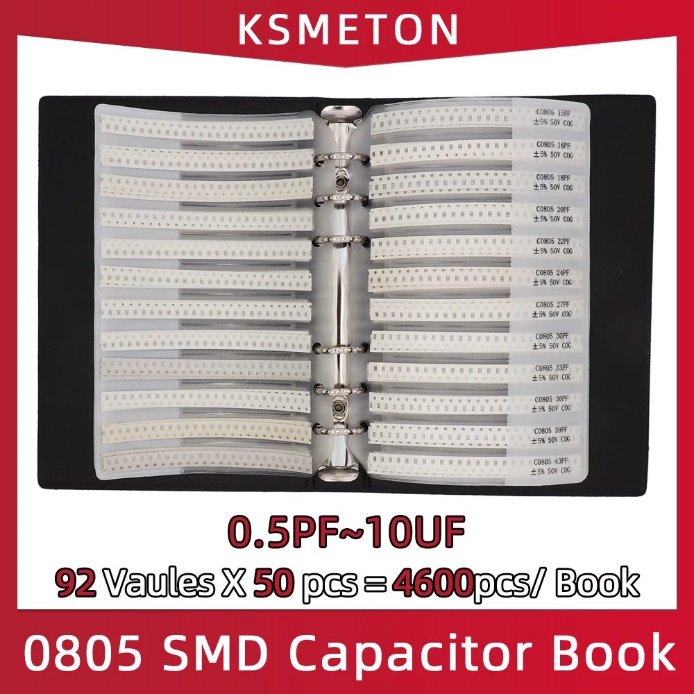 0805-SMD-Capacitor-Sample-Book-92valuesX50pcs-4600pcs-0-5PF-10UF ...