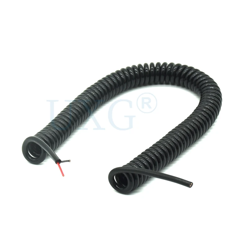 Diy spring curl line usb line usb 4 core wire micro usb mini extension ...