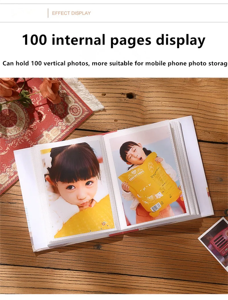Album - album photo,Grand album Photo instax,100 pochettes,thème ...