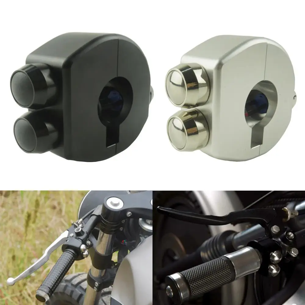 Vintage-Motorcycle-Handlebar-Mount-Switch-CNC-Handlebar-Control-Button ...