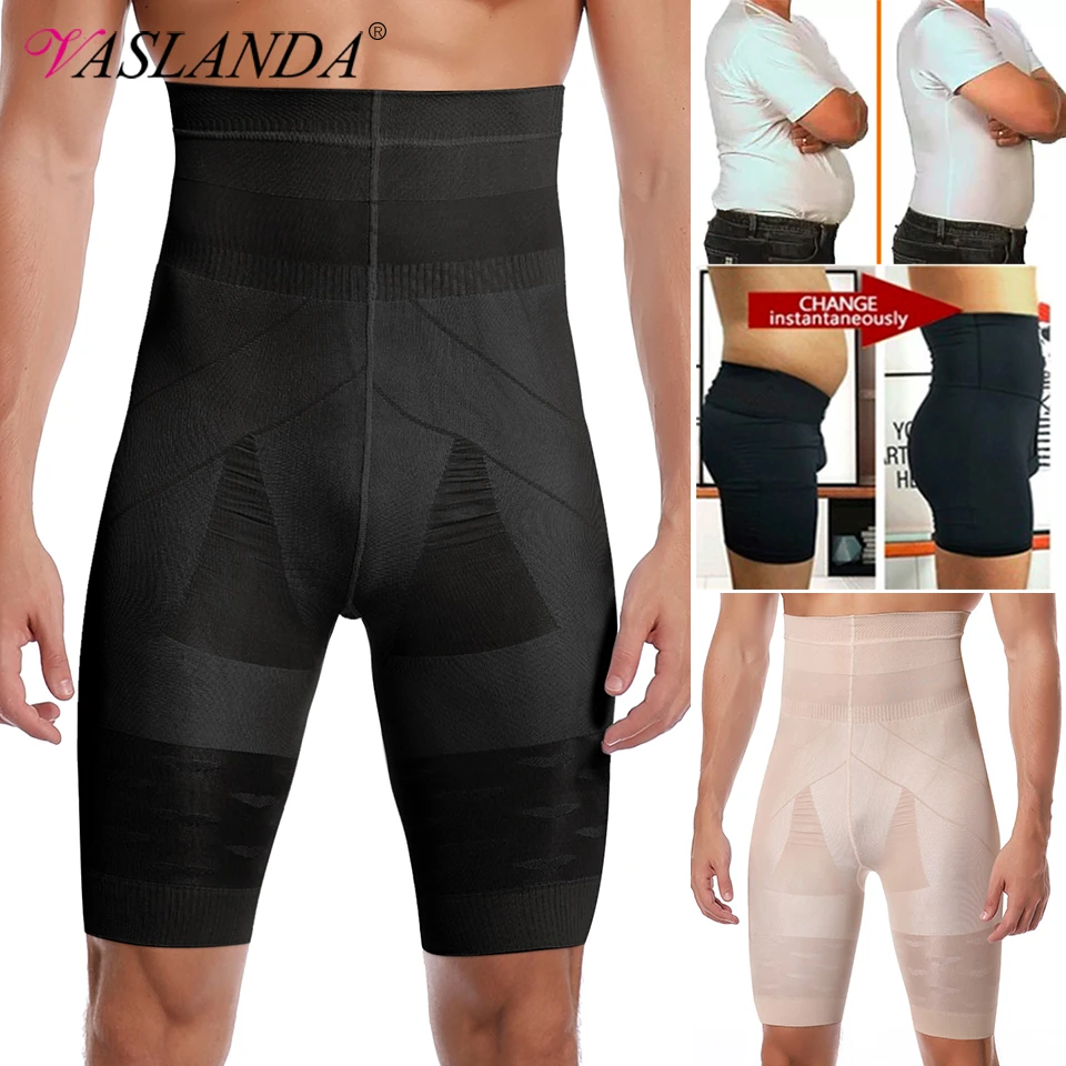 Men Body Shaper Tummy Control Shorts Shapewear Belly Girdle Boxer ...
