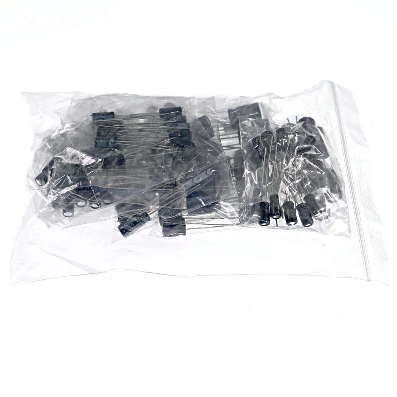 Metal film Resistor assortment kit led diodes Electrolytic Capacitor ...