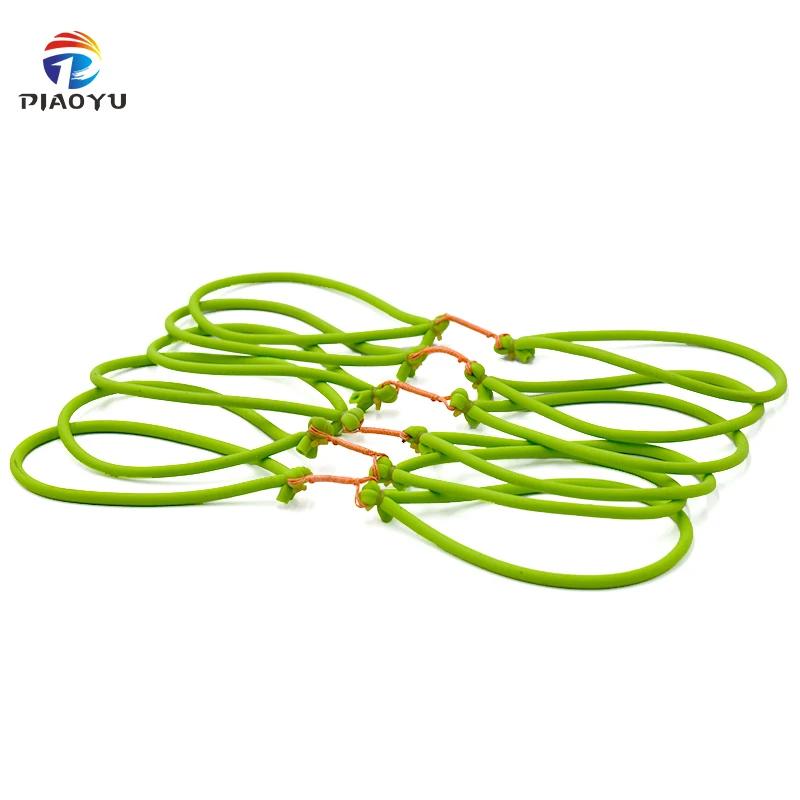 3/6/9pcs Green Traditional Round Rubber Band High Elasticity Natural ...