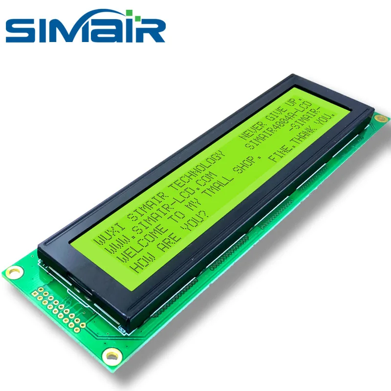 HD44780 5/3.3V STN COB Screen LCM 404 16PIN Panel 4004 LCD Display Module 40x4 Characters LED ...