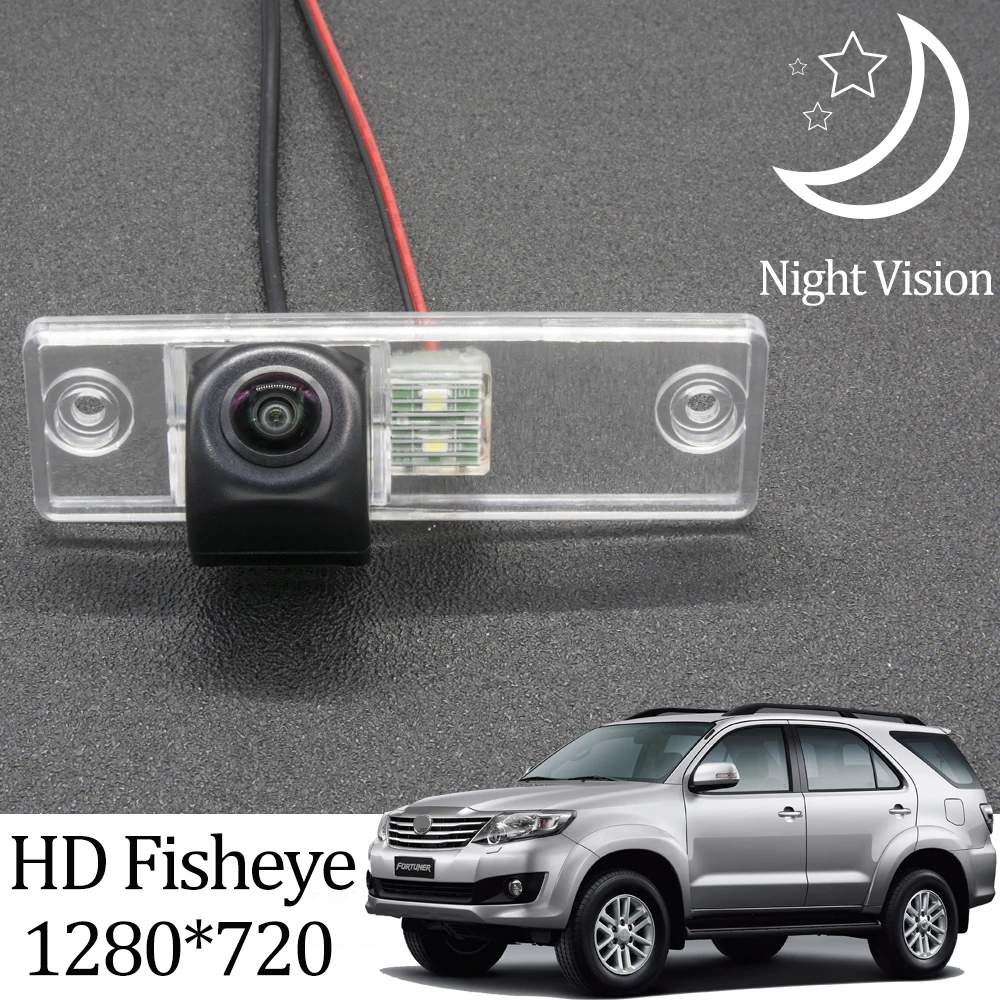 Owtosin Hd 1280*720 Fisheye Rear View Camera For Toyota Fortuner/sw4 ...