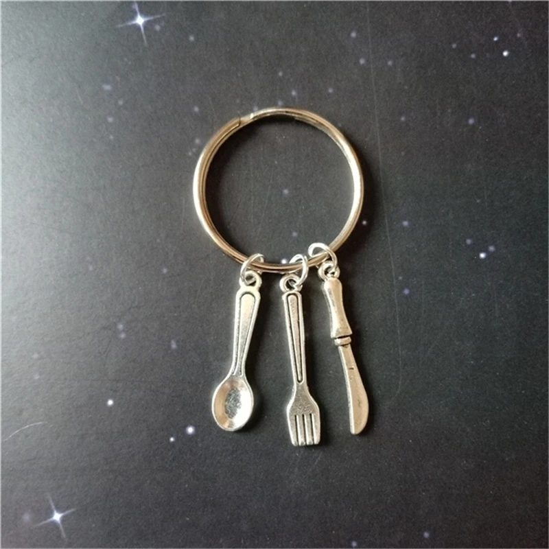 Utensil-Keychain-Spoon-Keychain-Fork-Key-Ring-Knife-Keychain-Chef ...