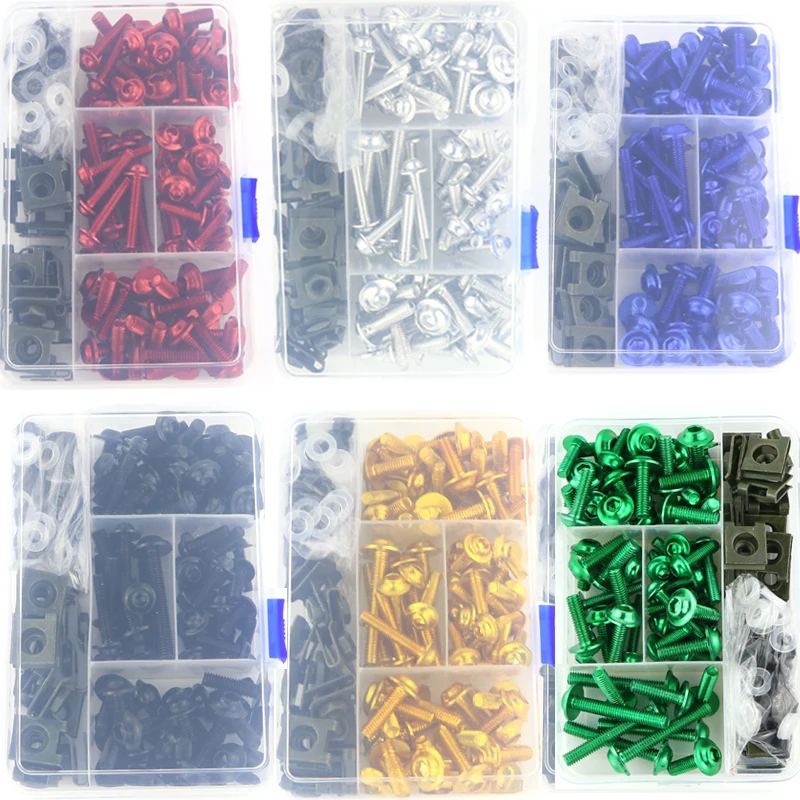 Complete Full Fairing Bolts Kit Body Screws For KAWASAKI Ninja 250R ...
