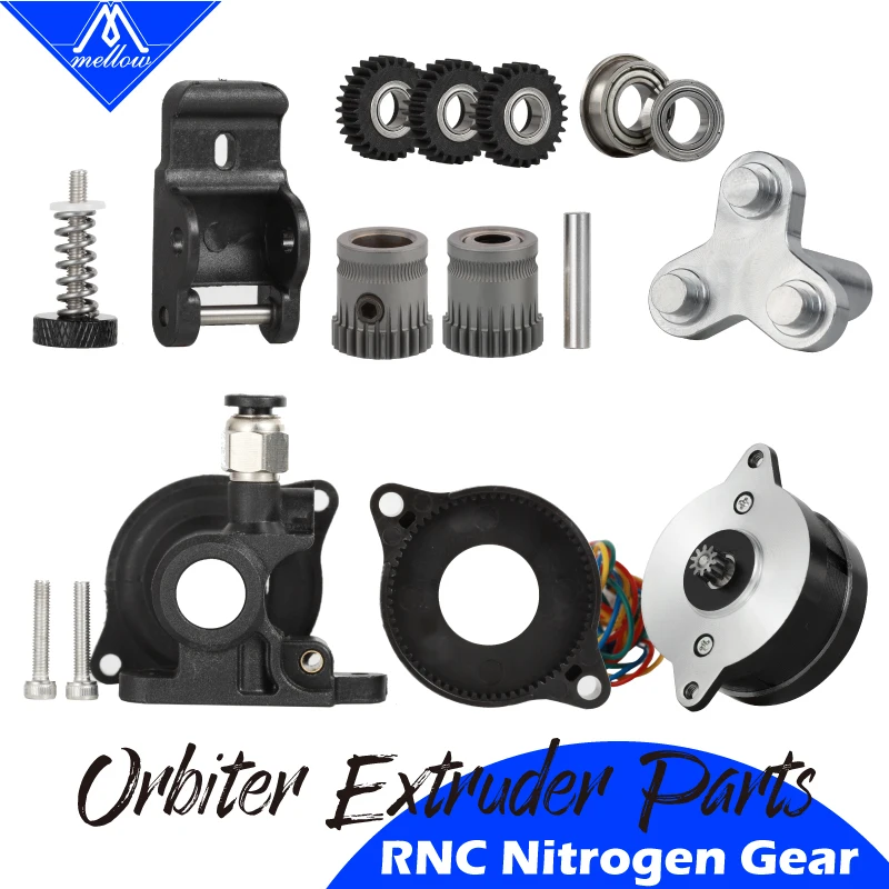 Mellow RNC Nano Coated Gear Orbiter Extruder V1.5 With LDO / MOONS ...