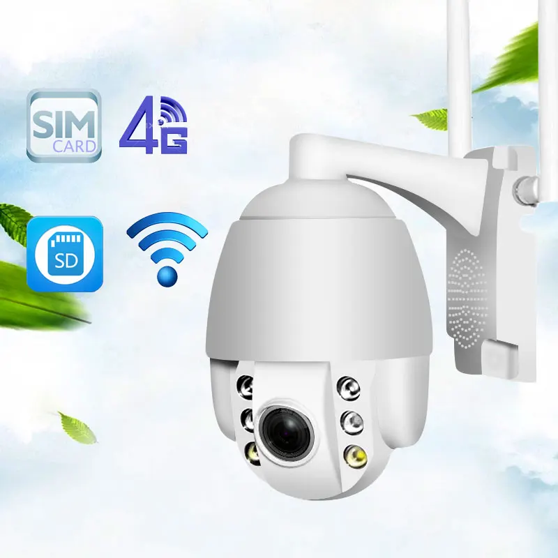2MP-3G-4G-Wireless-PTZ-IP-Camera-Wifi-1080P-Outdoor-Waterproof-Mini-Cam ...
