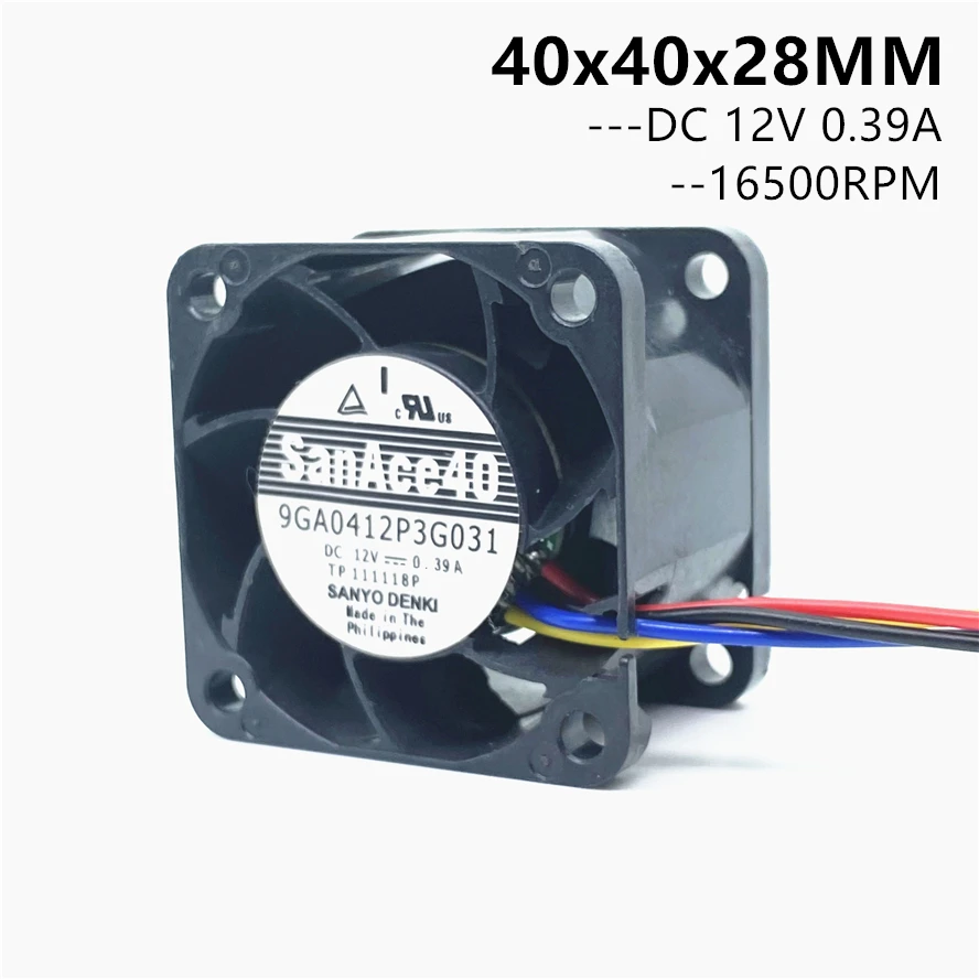 New-San-Ace-40mm-4cm-Server-Fan-4028-40X40X28mm-9GA0412P3G031-Server ...