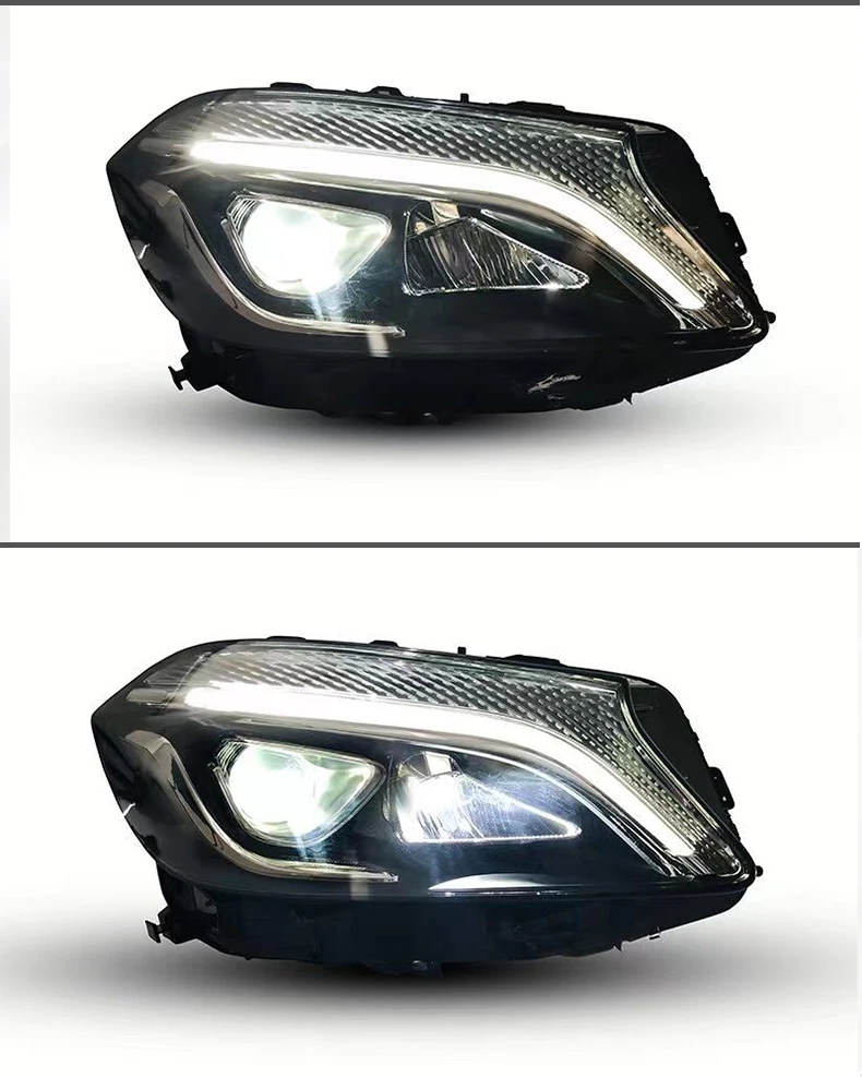 Car Styling Head lamp light for W176 Headlights 2013-2018 A200 LED ...