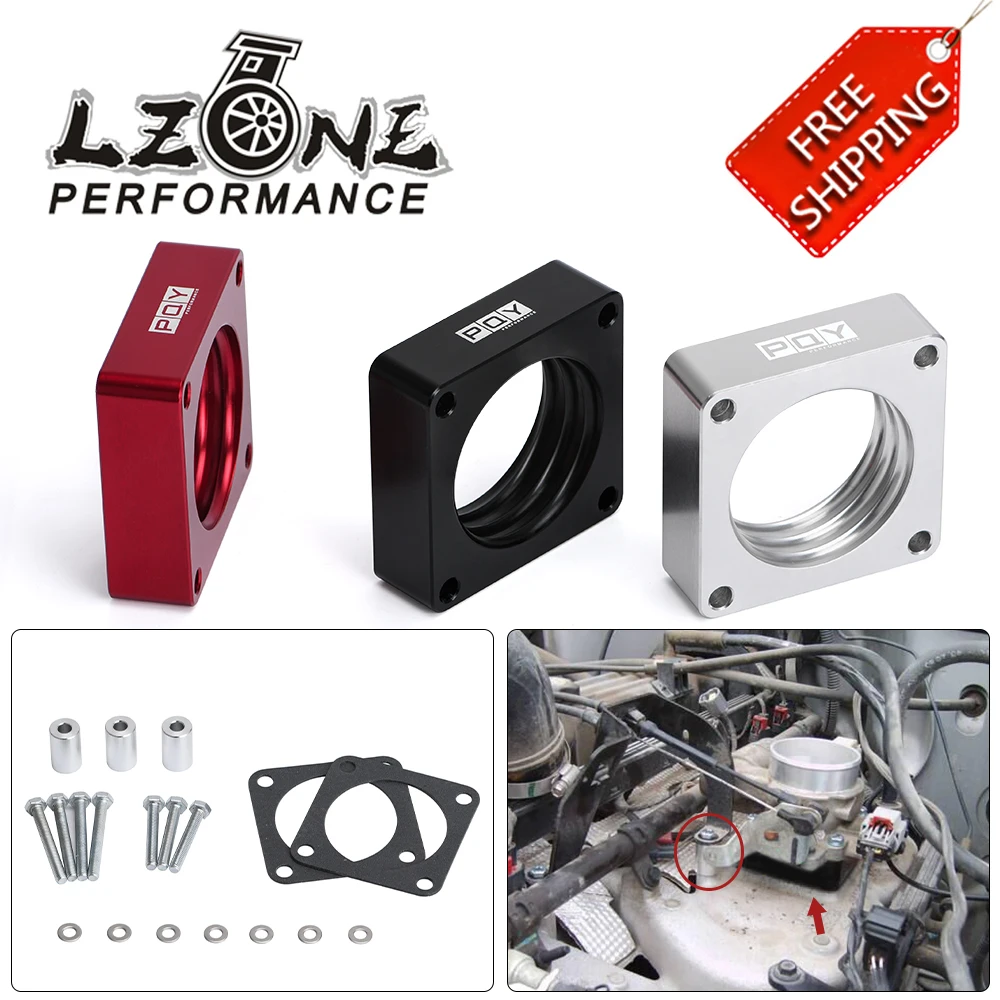 Aluminum-Throttle-Body-Spacer-For-91-06-Jeep-Wrangler-Cherokee-TJ-YJ-LJ ...