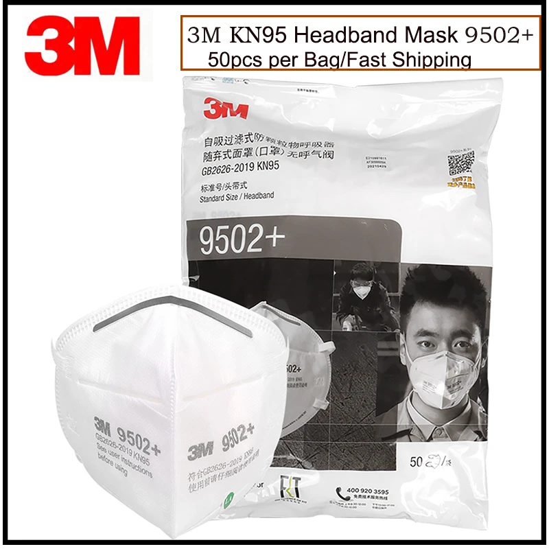 3M-9502-9501-KN95-Particulat-Respirator-N95-Dust-Mask-Anti-PM2-5-Smog ...