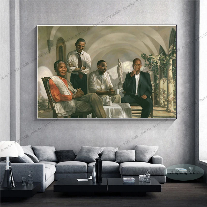 Malcolm X And Martin Luther King And Obama