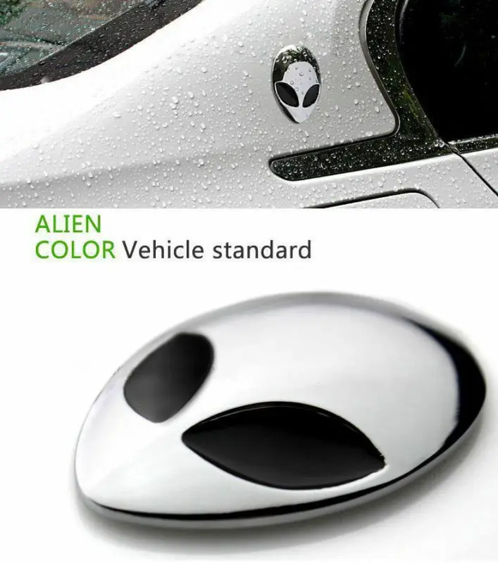 2-Pack-Metal-3D-Alienware-Alien-Head-Car-Auto-Logo-Sticker-Badge-Emblem ...
