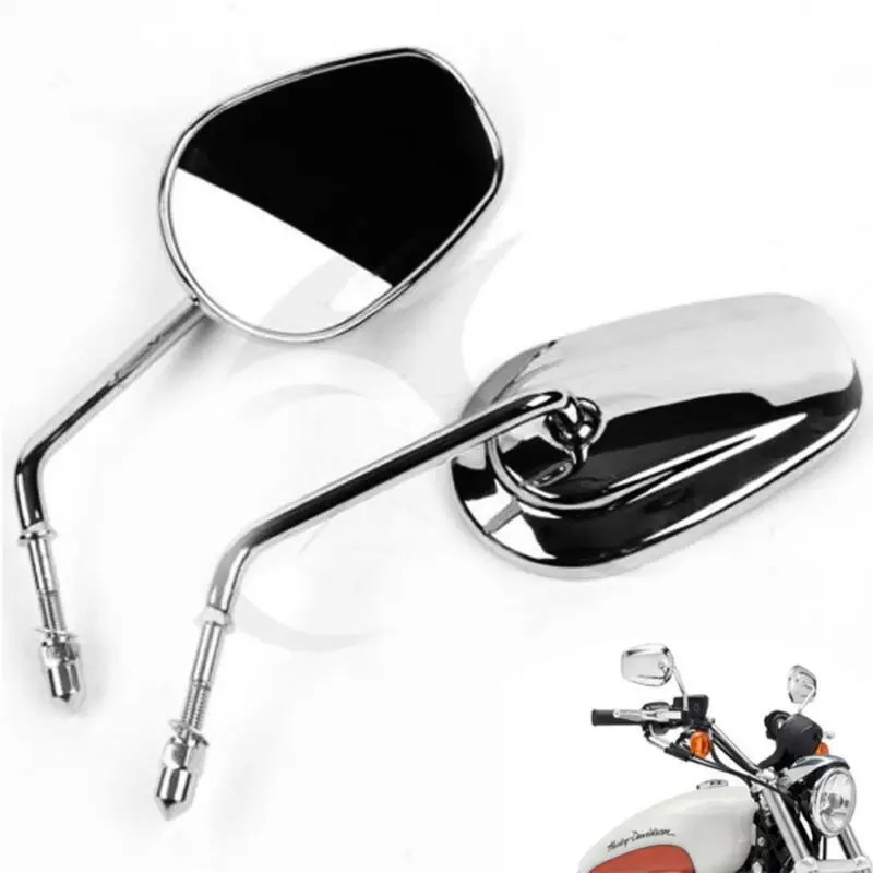 Motorcycle-8MM-Rear-View-Mirrors-For-Harley-Touring-Road-King-Road ...