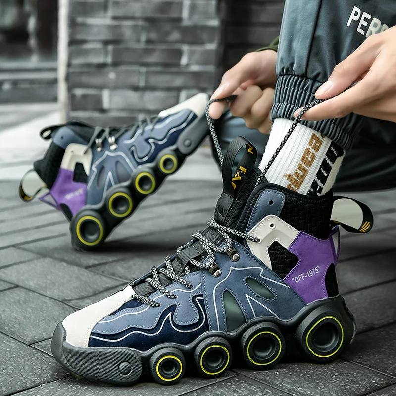 Roller-Skating-Shape-Sports-Shoes-Men-Personality-Running-Shoes-Thick ...