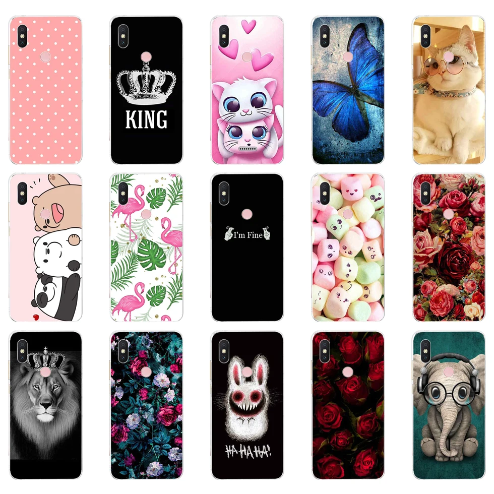 Silicone case For xiaomi Redmi S2 Case Y2 Back Cover Phone Cases xiaomi ...