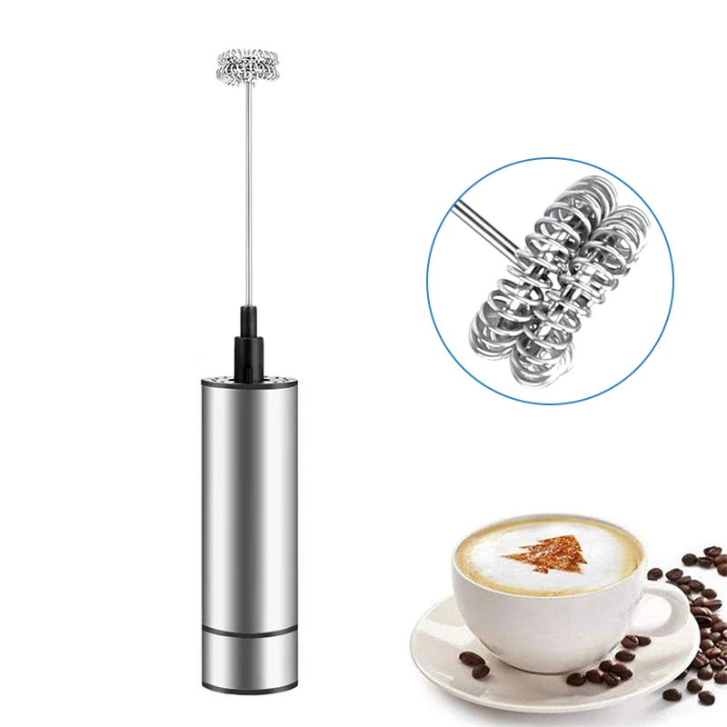 LUCOG-Powerful-Double-Spring-Whisk-Electric-Milk-Frother-Kitchen-Mixer ...