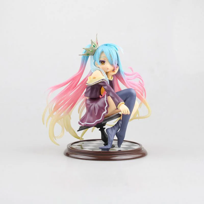 No Game No Life Shiro Action Figure 1/7 Scale Painted Figure Sitting ...