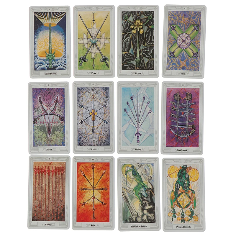 Generic Egyptian Myth Divination Aleister Crowley Thoth Tarot Pocket ...
