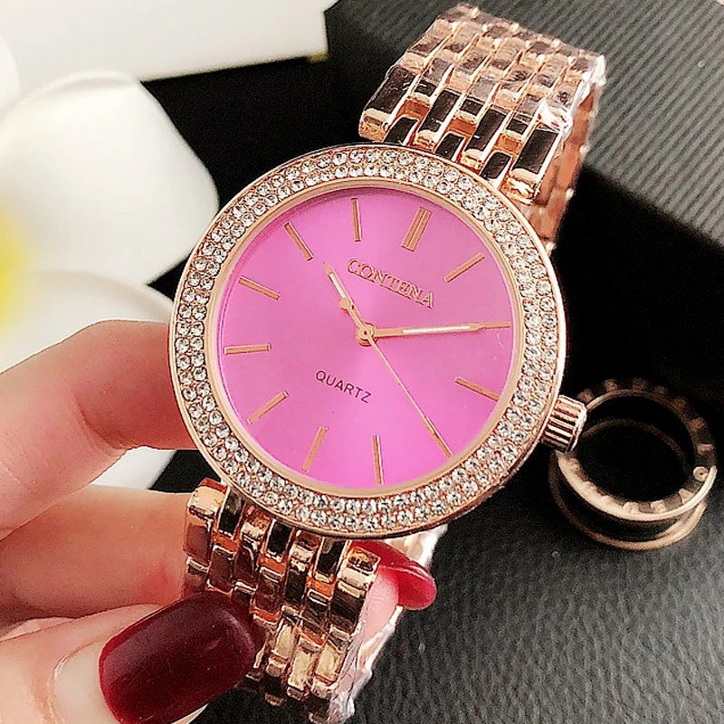 Montre-Femme-2024-CONTENA-Rose-Gold-Watch-Women-Watches-Luxury-Brand ...
