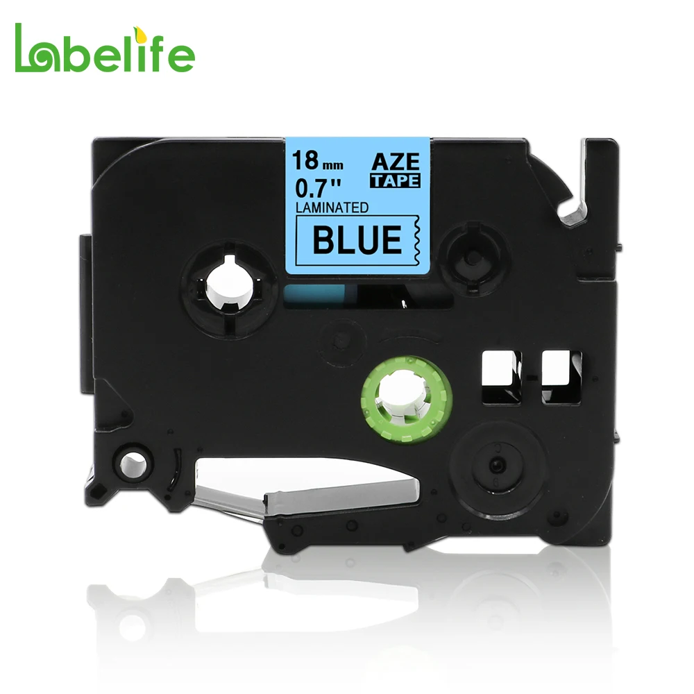 Labelife 1pcs TZ 541 TZe 541 Black on Blue Compatible With Brother P ...