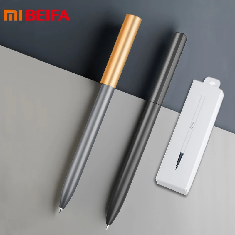 Xiaomi Beifa Metal Sign Pen Ballpen Mijia Gel Pens 0.5mm Premec Smooth ...
