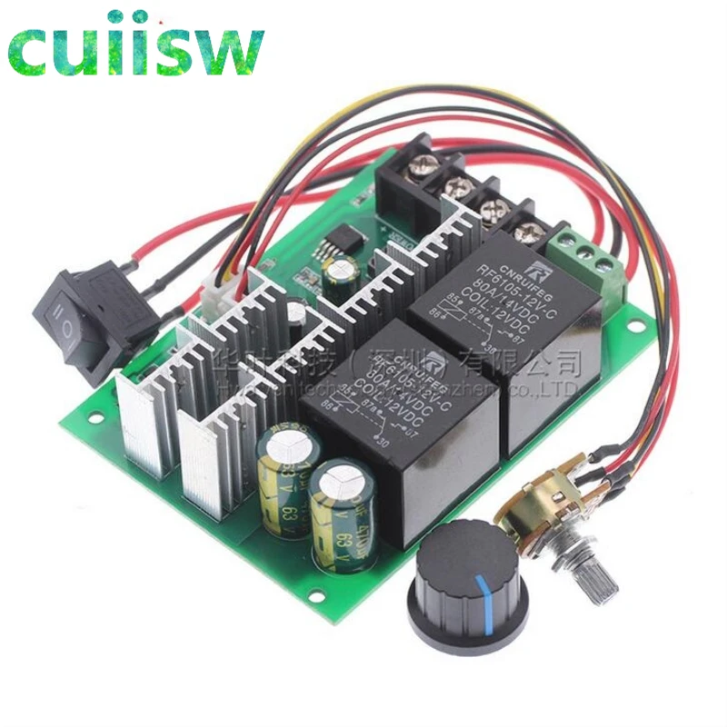 pwm-speed-electronic-40A-DC12V-24V-36V-48V-Brushed-motor-controller ...