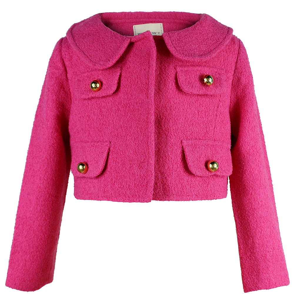 Girls Spring Jacket Children Solid Casual Outerwear Girls Casual Pink ...