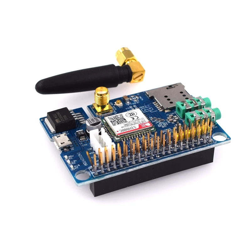 SIM800C GSM GPRS Module Quad-band Development Board with SMA Antenna ...