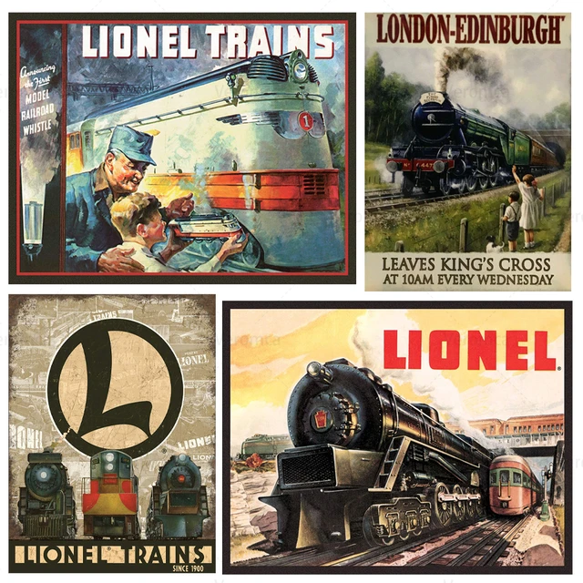 Vintage Train Sign