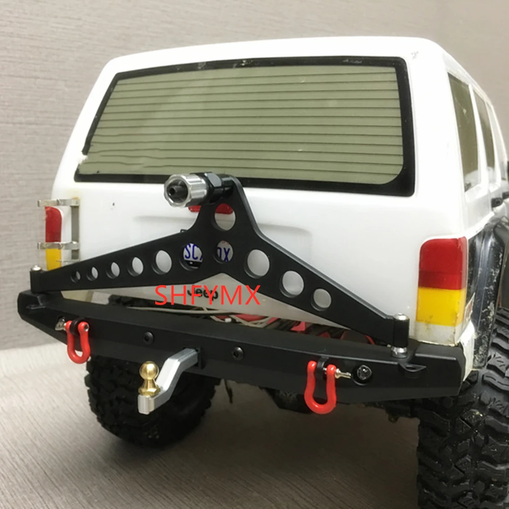 Aluminum CNC Body Rear Bumper For 1/10 Rc Crawler Car TRX 4 Axial 90046 ...