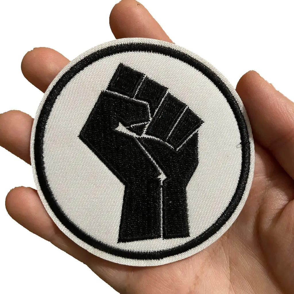 Black Lives Matter Iron | Embroidered Fist Patches | Black Lives Matter ...