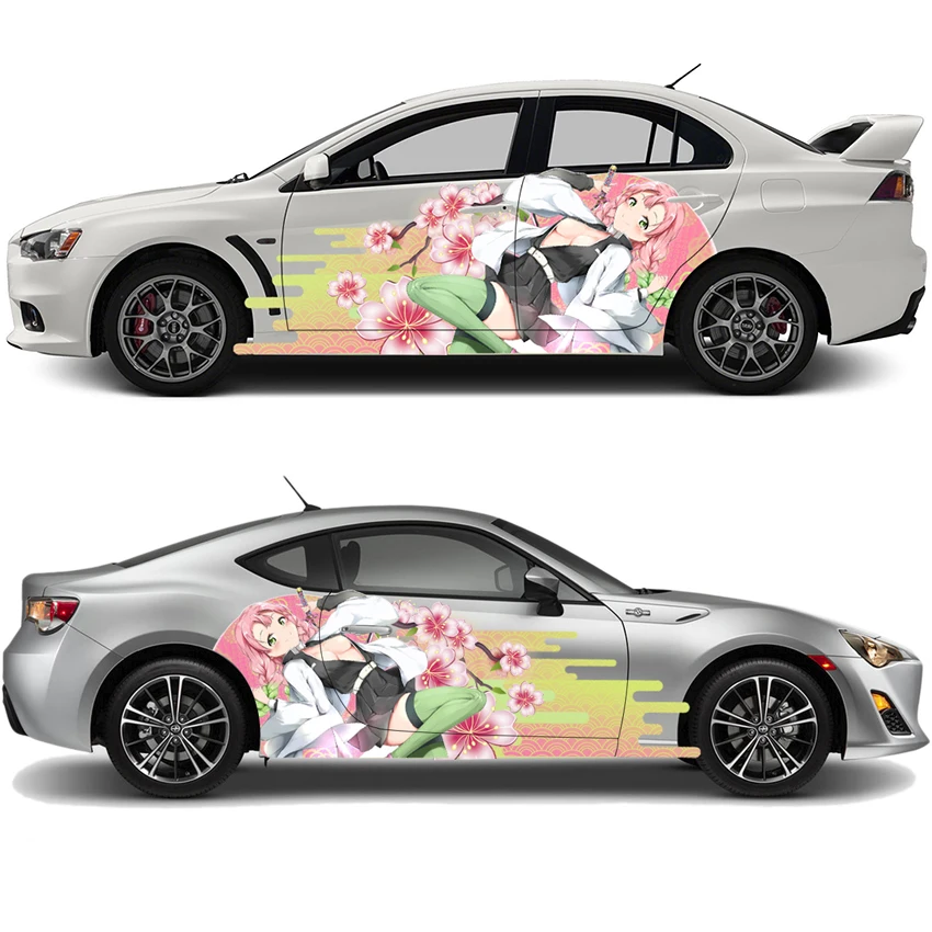 Japan-Anime-Kanroji-Mitsuri-Vinyl-Car-Sticker-Cartoon-Itasha-Door ...