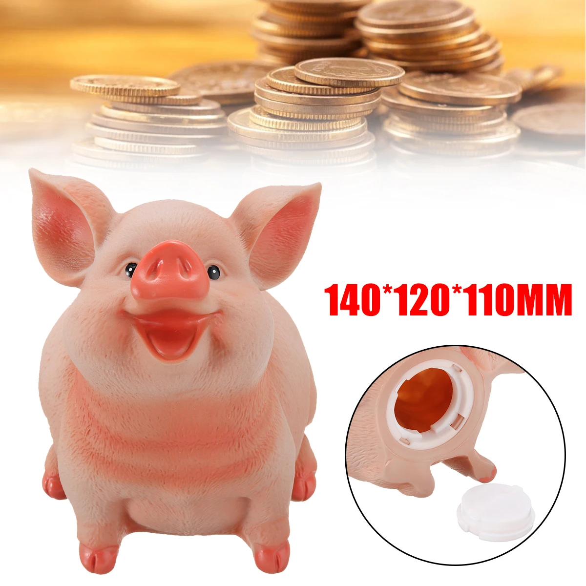 New-14-12-11cm-Bank-Resin-Craft-Coin-Bank-Pig-Shaped-Money-Box-Kids ...
