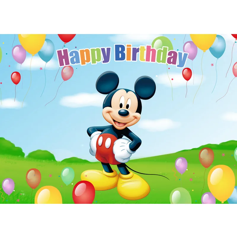 Minnie Mouse Happy Birthday Background