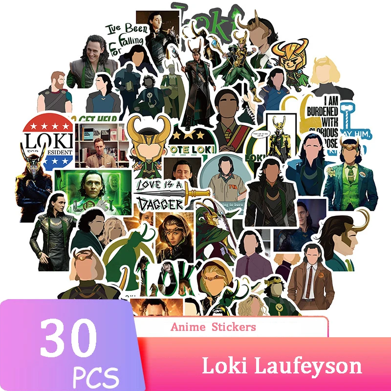 Materials Loki Laufeyson Powerpuff Girls Inspired Sticker Paper, Party ...