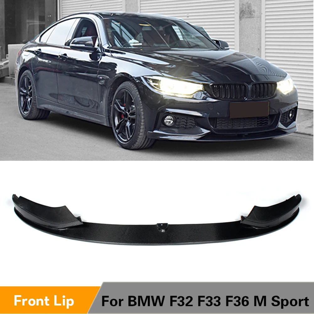 Carbon Fiber / Frp Front Bumper Lip Spoiler Splitters For Bmw 4series ...