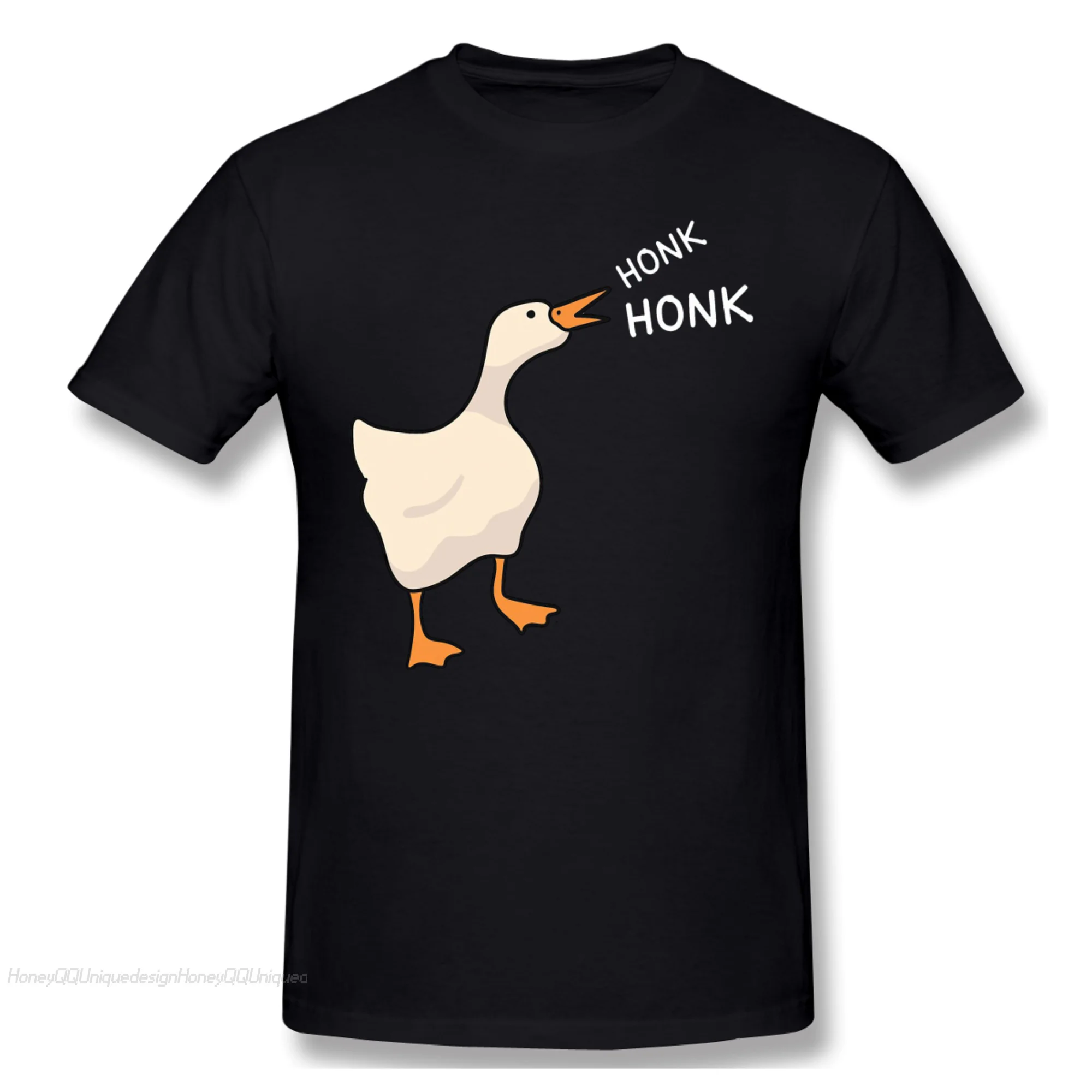 Men Untitled Goose Games Funny Adventure TShirt Honk Honk Goose Kawaii ...