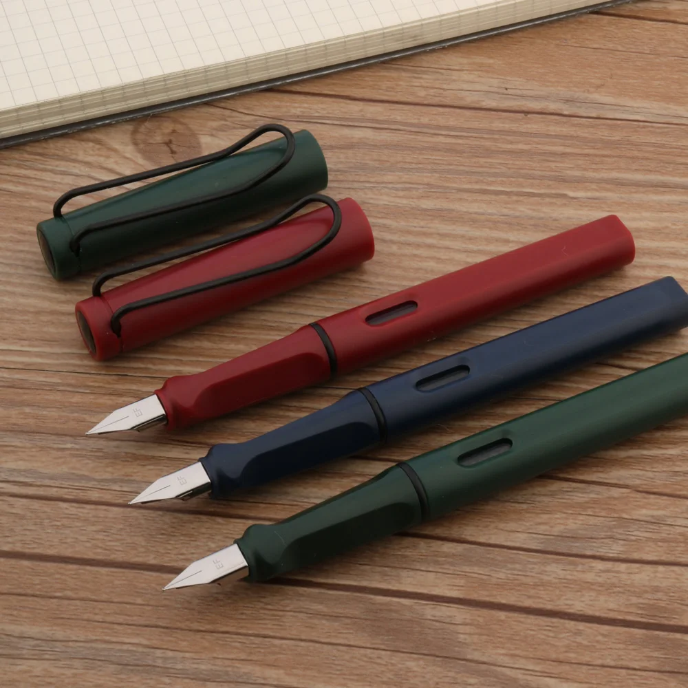 Posture-Correction-M20-Fountain-Pen-Plastic-Frosted-Blue-Red-Green-EF-F ...