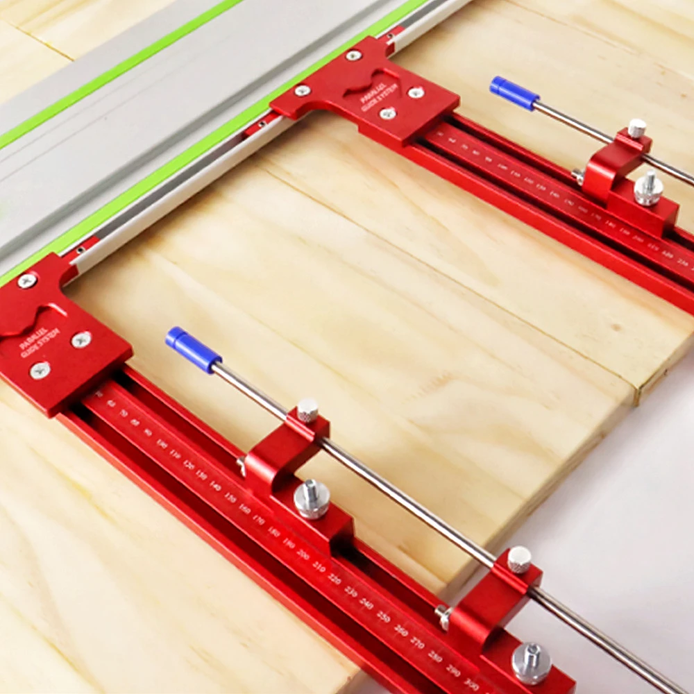 Woodworking Parallel Rail Guide System Engraving Machine Slotting Track ...