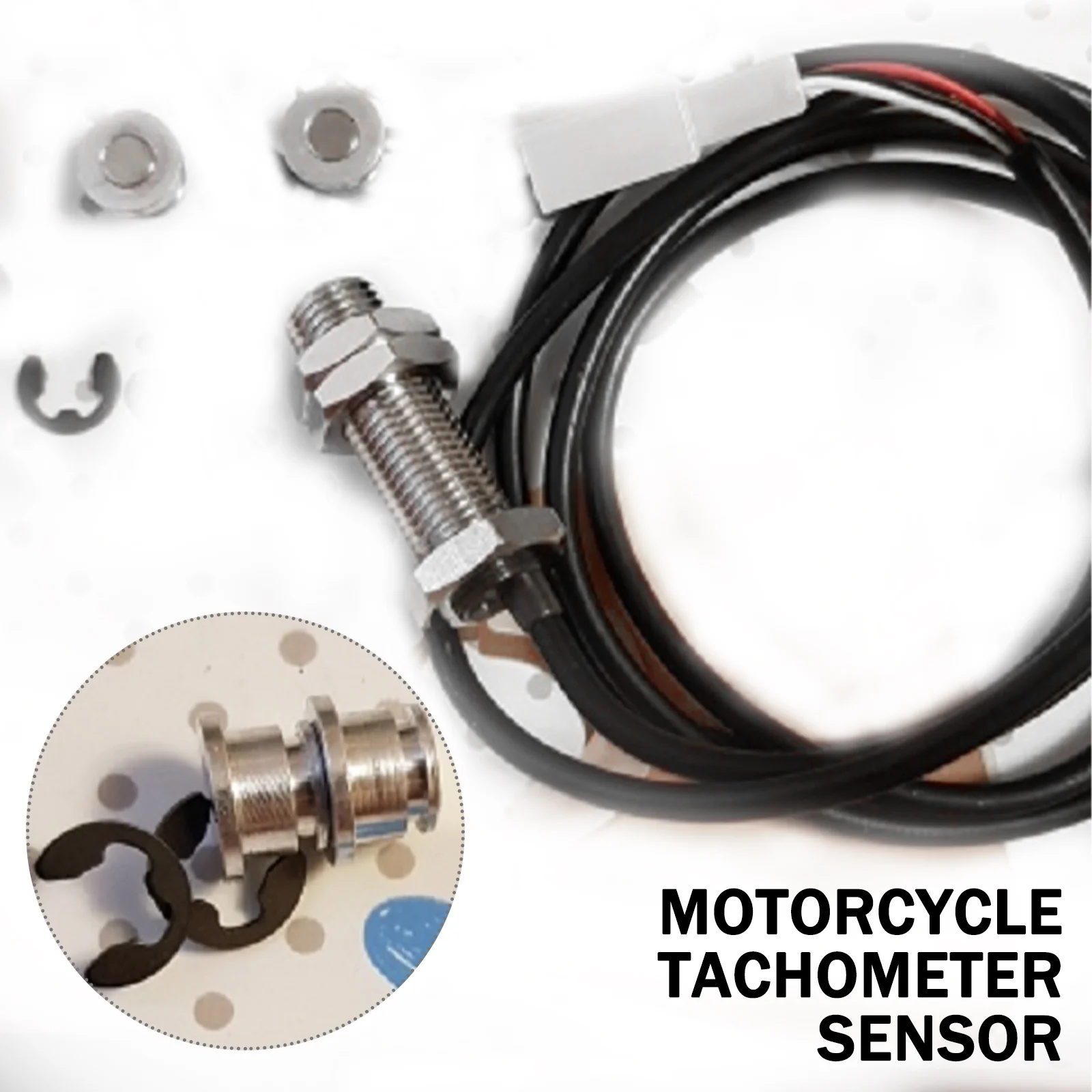 รถจักรยานยนต์ดิจิตอลวัดระยะทาง Speedometer Tachometer 3 Pins Sensor สาย ...
