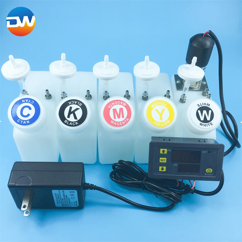 White Ink Ciss System Motor Cmyk Color White Tank L1800 L805 Printer ...
