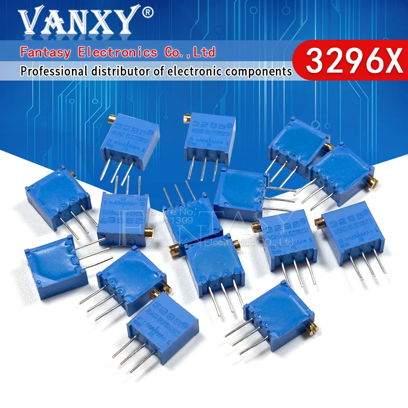 10pcs 3296 3296x Series Resistanceohm Trimpot Trimmer Potentiometer 1k ...