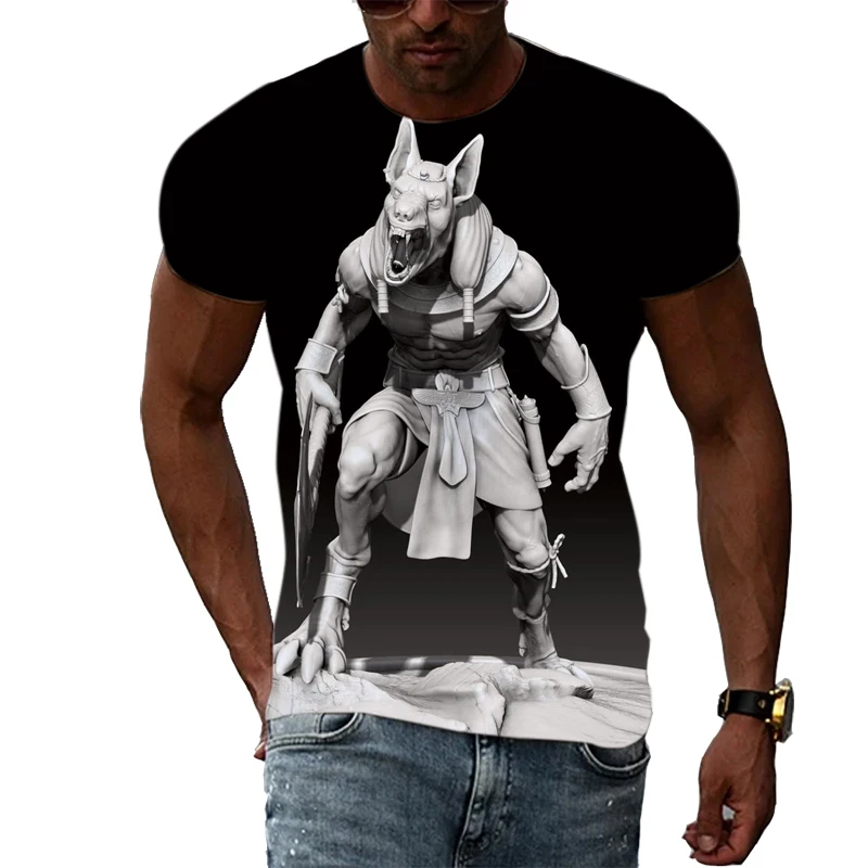 3d Shirts Men Anubis | Shirt Anubis Print | Anubis Tshirt Men | Shirt ...